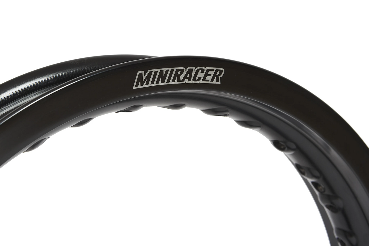 MiniRacer 12" Alloy Rear Rim Black - Yamaha TTR110 ** – Aussie Minis