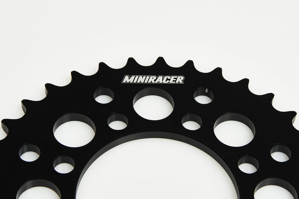 MiniRacer Factory Series Alloy Rear Sprocket - TTR110 - Black ...